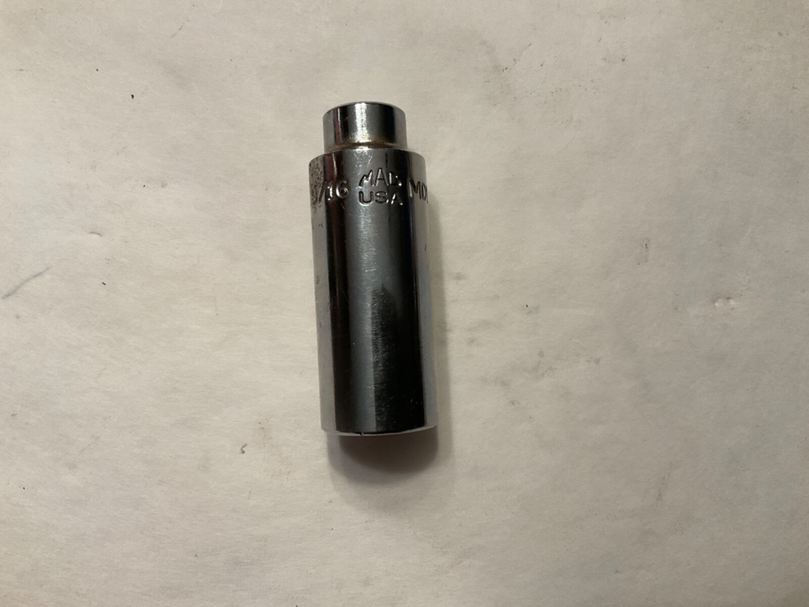 Mac Tools 9/16" Deep Socket 1/4" Drive 6 Point. Great chrome look ...