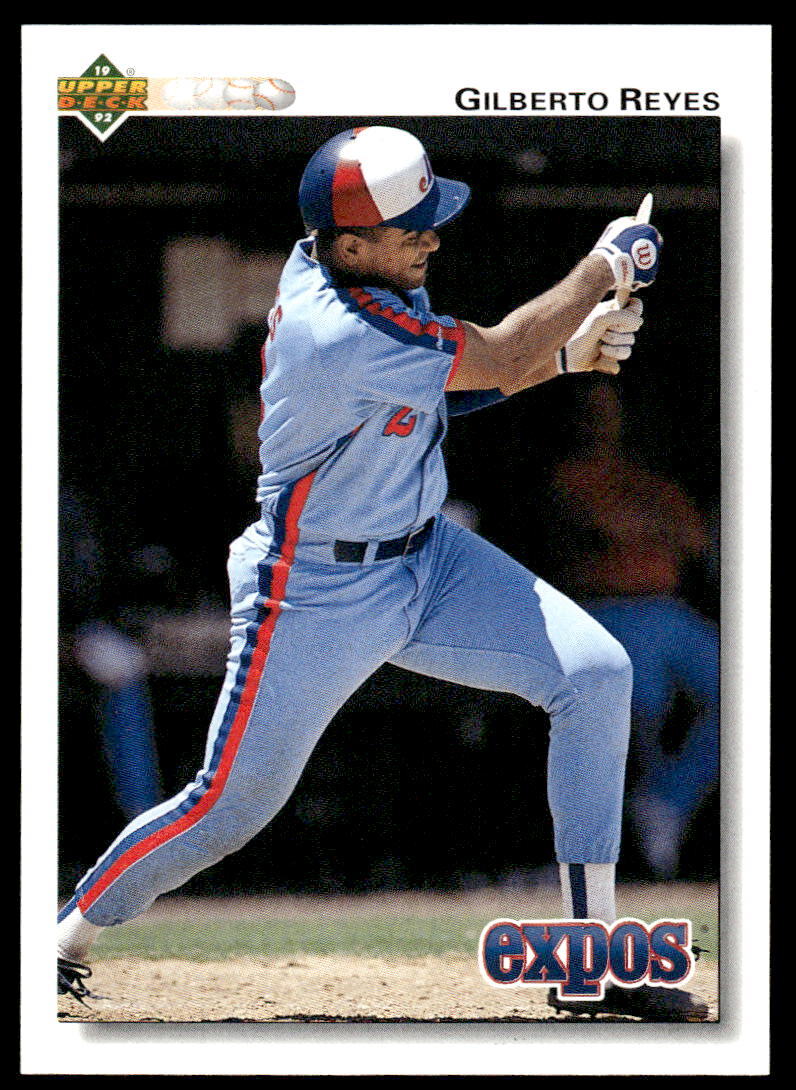 1992 Upper Deck 230 Gilberto Reyes Montreal Expos Baseball Card | eBay