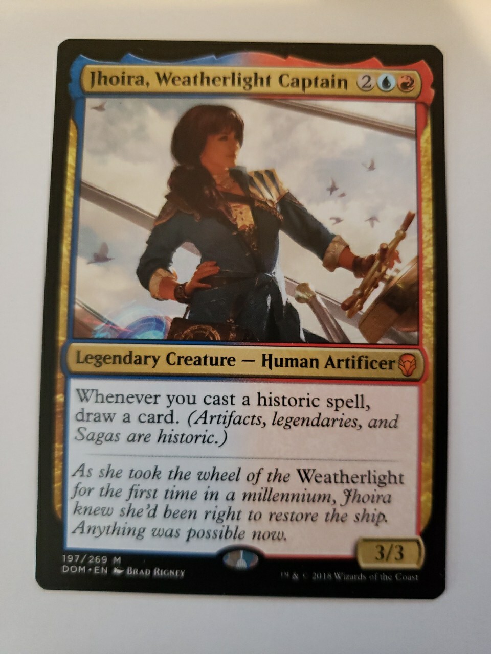 1x MTG Jhoira, Weatherlight Captain Dominaria 197/269 Regular Mythic NM ...