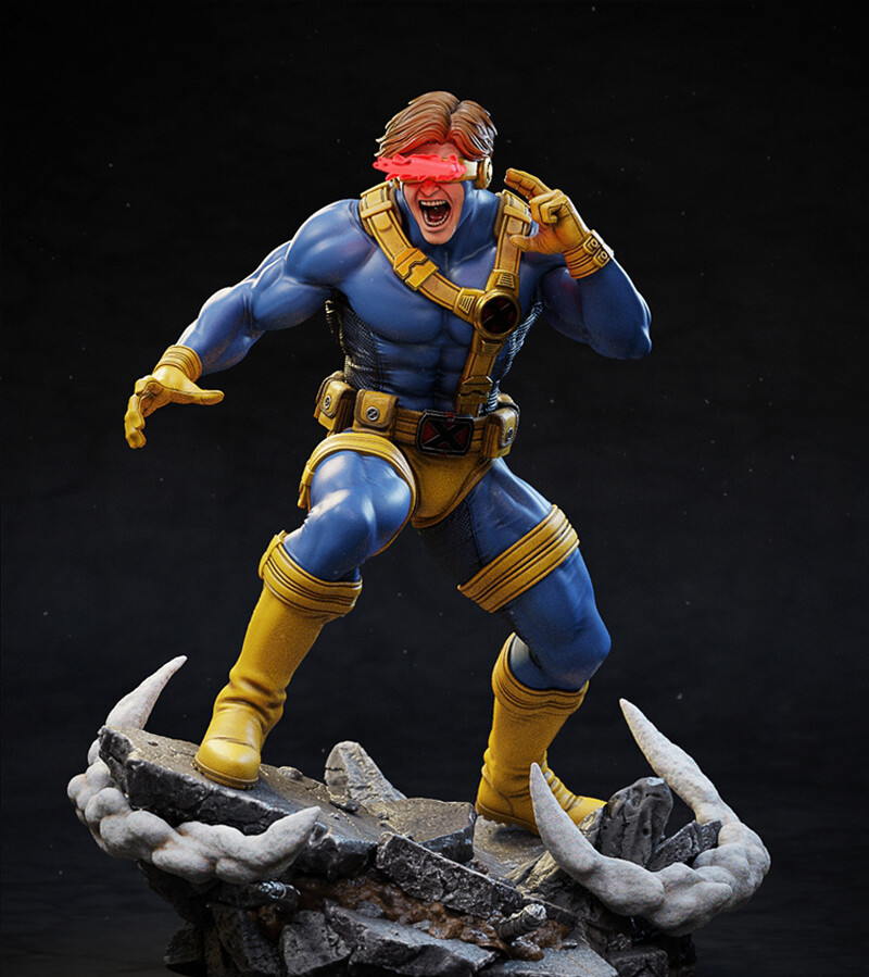 1/6 31CM 2Heads Cyclops 3D Printing GK Figure Model Kit Unpainted ...