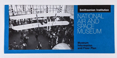 1991 Smithsonian Institute National Air and Space Museum Floor Plan VTG ...
