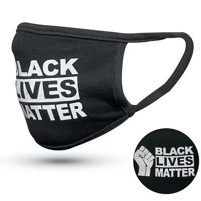 15 2 PACK Black Lives Matter Face Mask - BLM Justice for Cloth Masks 30 ...