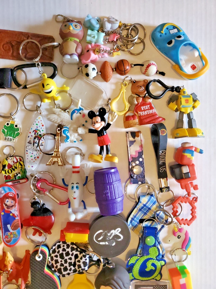 Keychains ~ Key Rings, Keychains & Hang Tags ~ 50+ ~ Vintage - Now ...