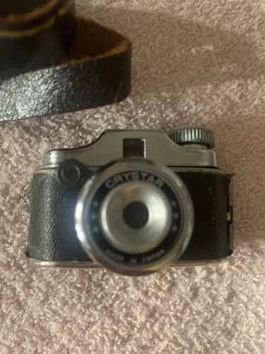 Vintage 1950’s Crystar Miniature Spy Camera With Leather Case Untested ...