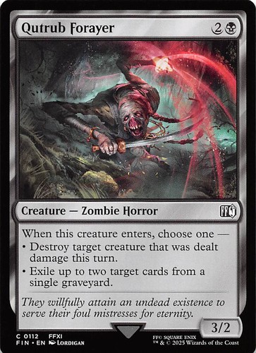 Qutrub Forayer 112 Final Fantasy Magic the Gathering 004380 | eBay