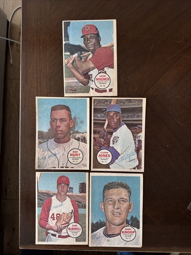 LOT OF 5 1968 TOPPS BASEBALL INSERT POSTERS | eBay