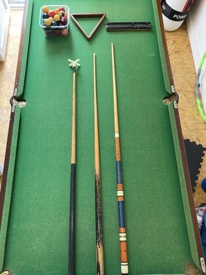 Folding Pool / Snooker Table 6x3 With Feet with Accessories, Balls ...