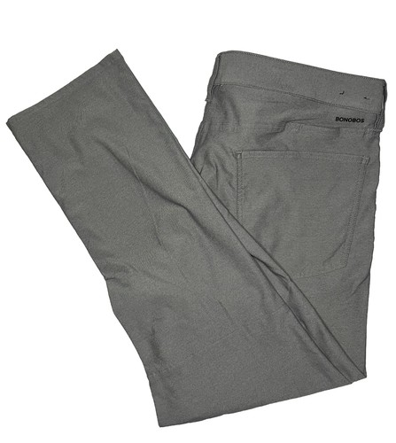 BONOBOS Golf Pant Performance Men’s 36x30 Tailored Fit Wicking Gray ...