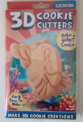 3D Cookie Cutters GoldFish Bake A Giant Cookie Recipe Included (LOC 404 ...