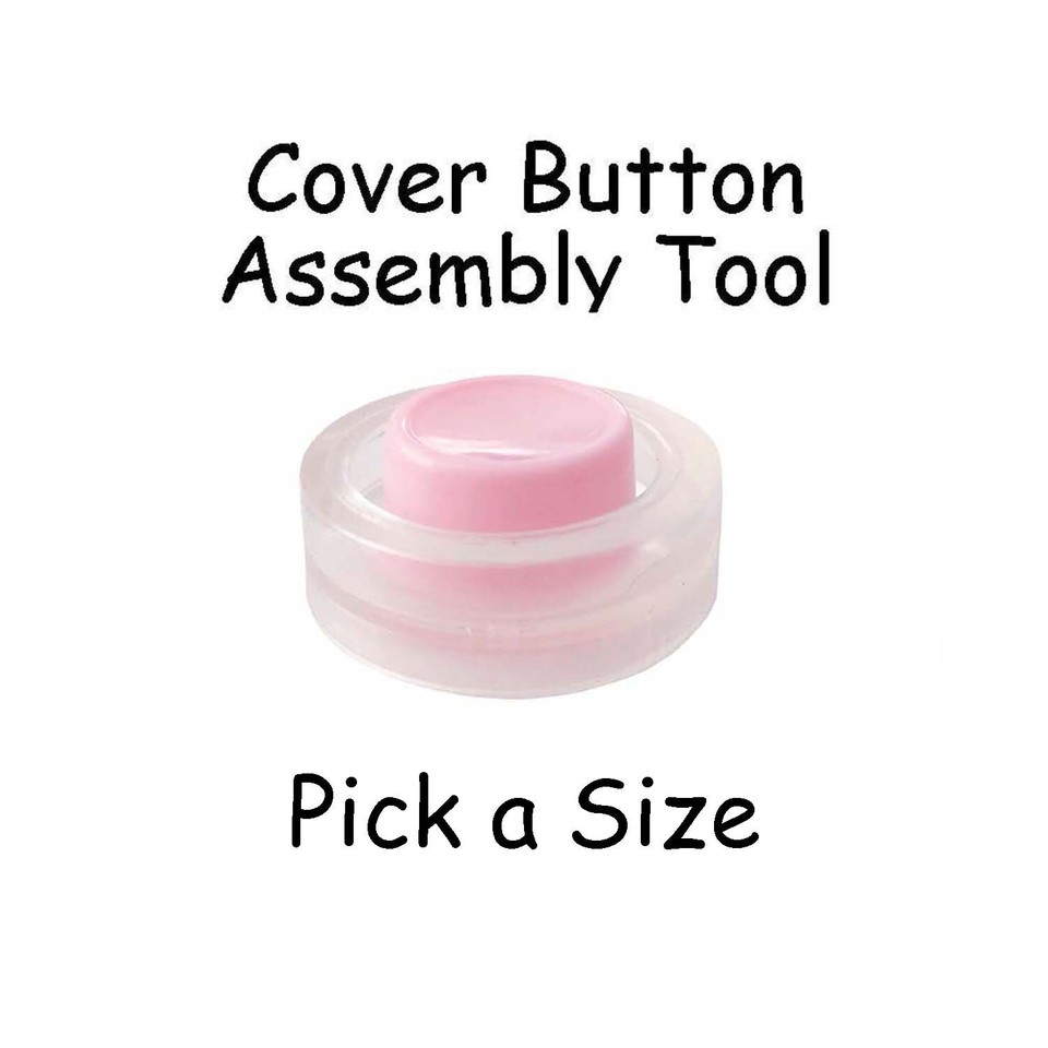 Cover Buttons / Covered Buttons - Flat Back / Wire Back - Choose Size ...