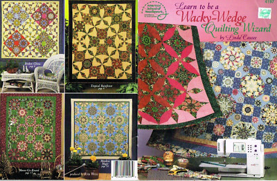 Quilt Pattern Booklet Wacky Wedge Quilting Wizard 2002 Vintage Patterns ...