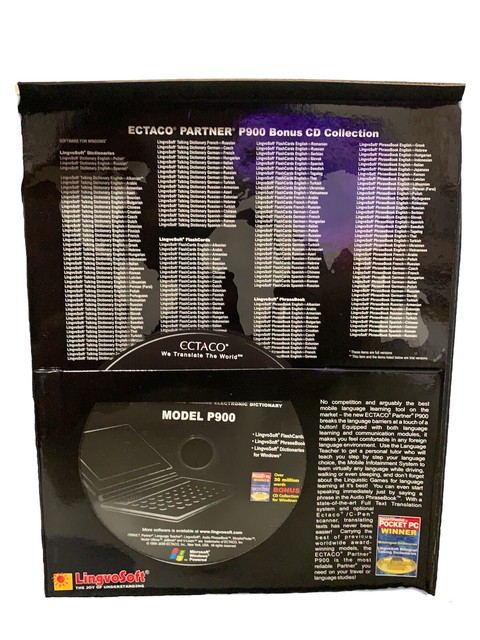 ECTACO P900 Partner English Spanish Language Teacher Talking Dictionary ...