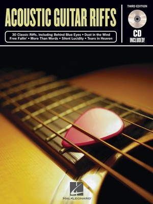 Acoustic Guitar Riffs 3rd Edition Rock Sheet Music Notes Tab Hal ...