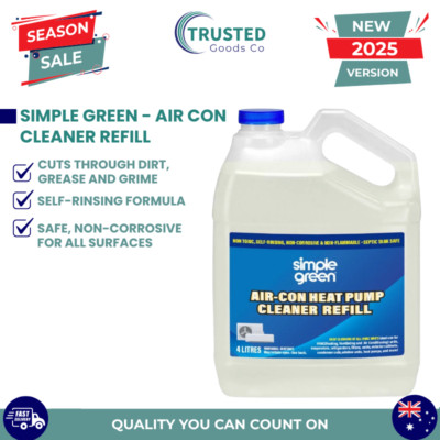 Simple Green 4L Air-Con Cleaner Refill - Professional Strength Formula ...