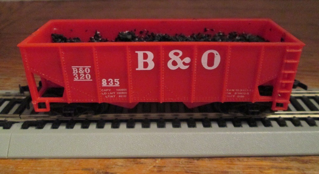 Tyco HO Scale B&O 2-Bay Hopper Car w/Coal Load - NICE! | eBay