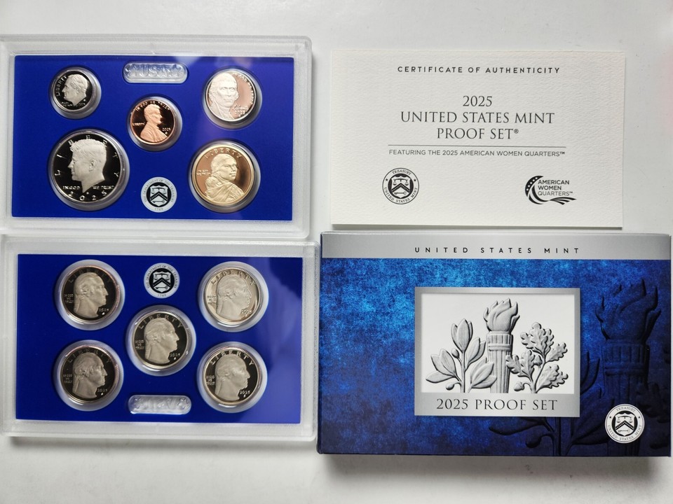 2025 S-PROOF SET - 10 COIN SAN FRANCISCO MINT BOX with COA PRESALE | eBay