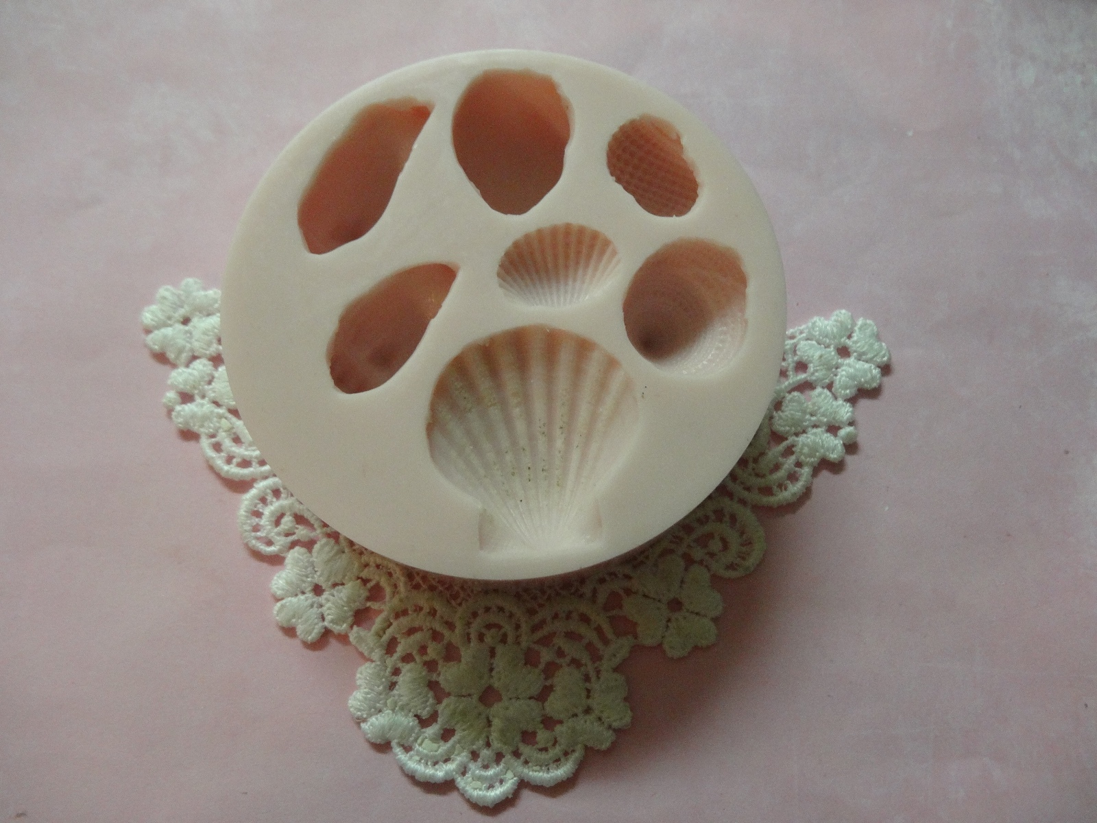 Complete Sea Shells 3D silicone mold fondant r cake decorating APPROVED ...