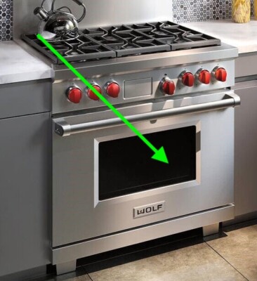 Wolf GR DF IR + Pro Range Adjustable Hinge | Genuine OEM Wolf Hardware ...