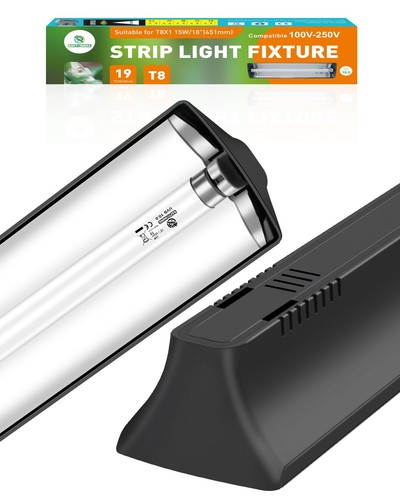 T8 UVB Reptile Light Combo Kit | 10.0 Fluorescent Tube & 15W UVA UVB ...