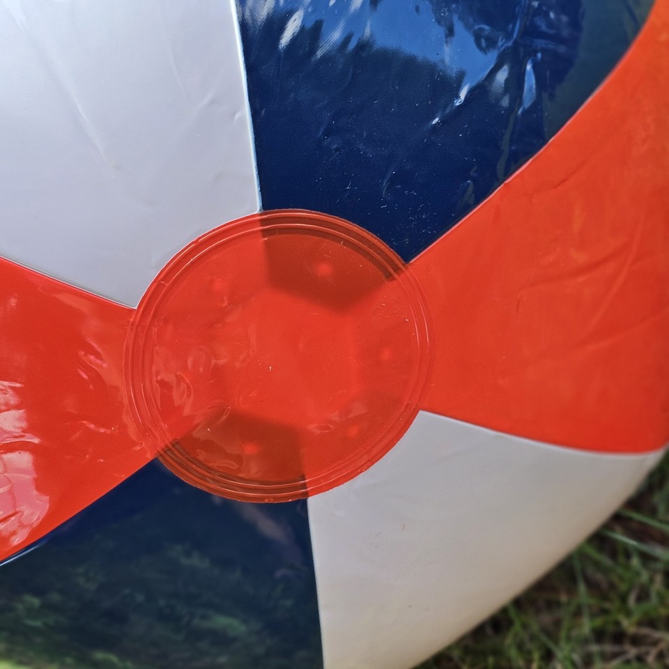 Tide Racing Team Inflatable Beach Ball Alvimar Red White Blue | eBay