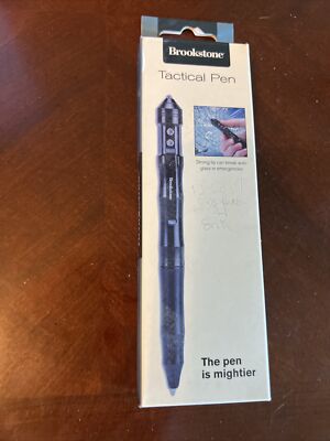 Brookstone Tactical Pen Cartridge Included Rugged Aluminimum Pen | eBay