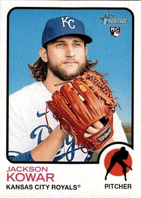 2022 Topps Heritage #155 Jackson Kowar Rookie Card Royals RC | eBay