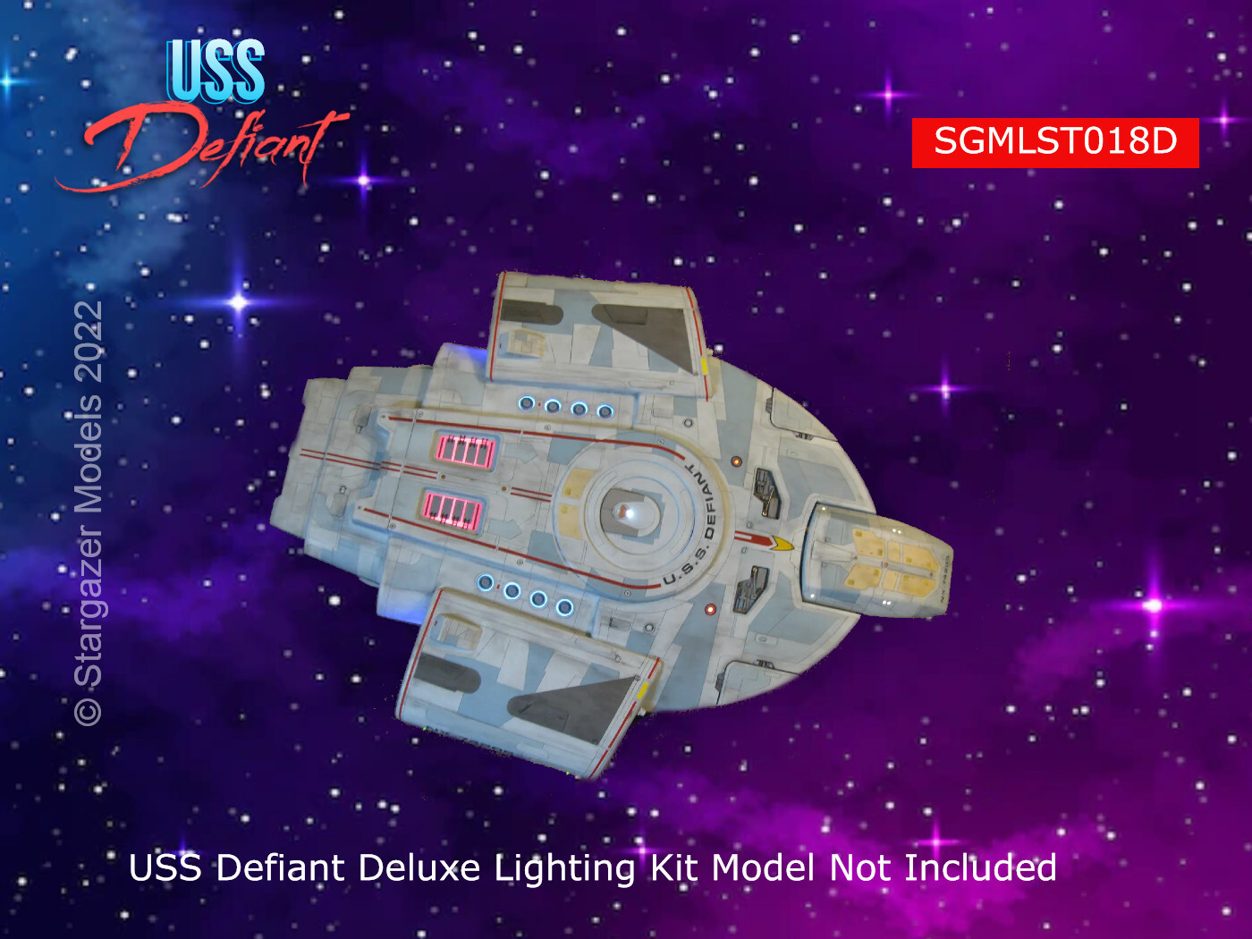 Star Trek Lighting Kit USS Defiant Lighting Kit and Parts Deluxe | eBay UK