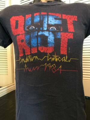 Quiet Riot 1984 Condition Critical Tour Shirt Size Small Rock Metal | eBay