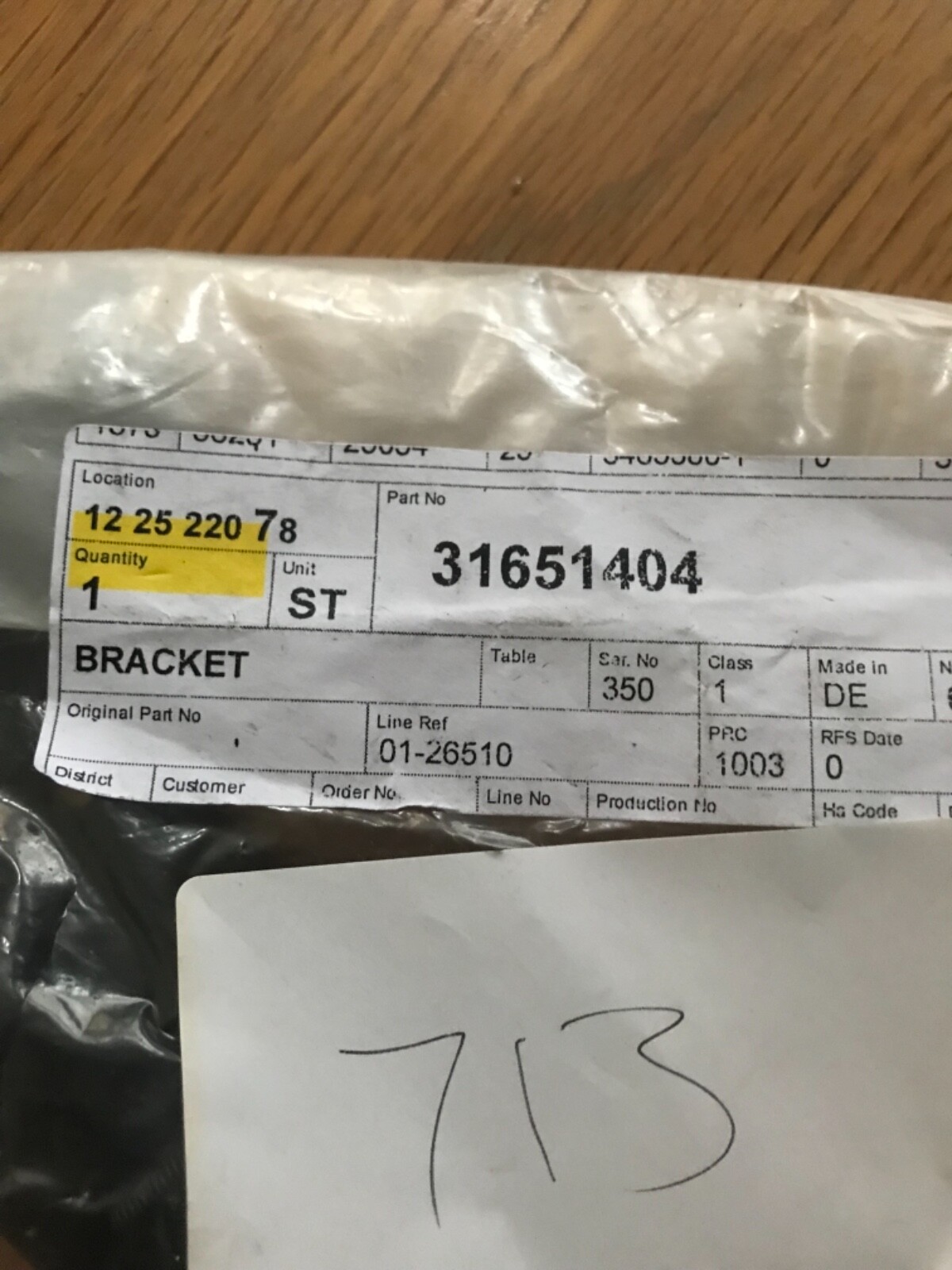 Volvo V90 Cross Country MK2 Engine Hood Right Rod Bracket 31651404 | eBay