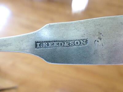 Coin Silver (.900) - Coin Silver Fiddle Back Spoon