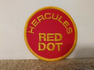 Advertising Hercules Red Dot Color Patch 3 X 3 Inches | eBay