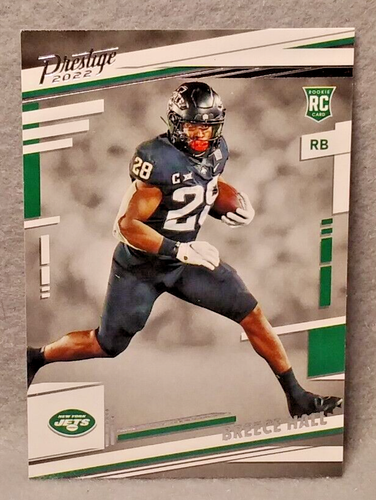 2022 Panini Prestige Football Breece Hall Rookie Card #313 Jets | eBay