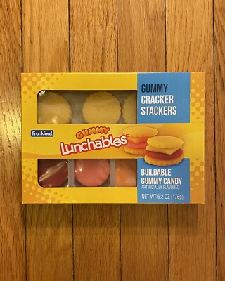Official Lunchables Cracker Stackers Gummy Candy Buildable Gummies ...