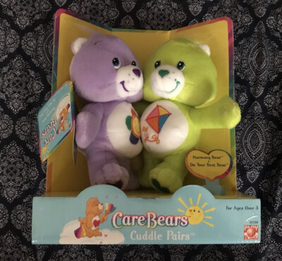 Authentic Care Bears Cuddle Pairs Harmony & Do-Your-Best Bears - NEW IN ...