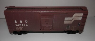 Athearn HO Scale Weathered 40' S B D 140424 Box Car w/ sprung trucks ...