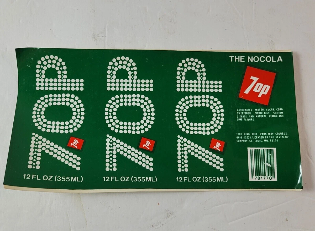 7up Can Label