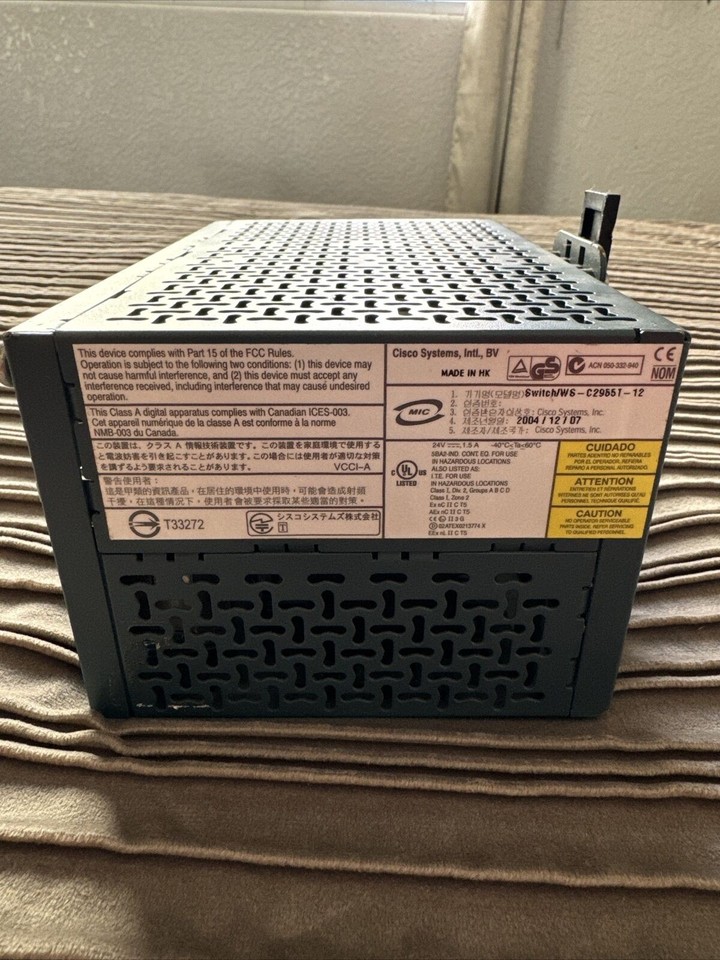 Cisco Ethernet Switch CNM9S30CRB Catalyst 2955 | eBay