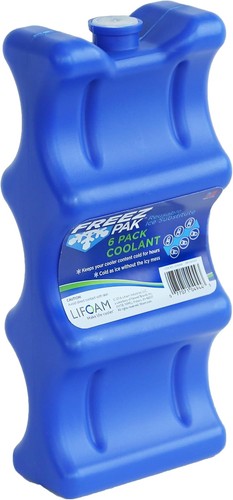 Lifoam Freez Pak Reusable Ice Pack Holds 6 Cans for Soda or Beer ...