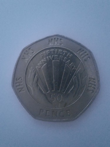 VERY RARE 50P NHS COIN 1998 | eBay UK