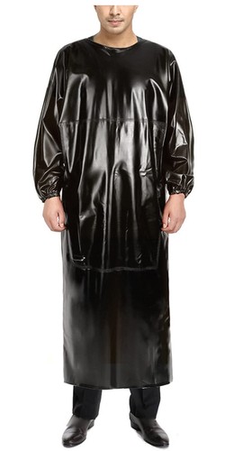 Splash Suit Waterproof Smock Chemical Resistant Apron, Long Sleeve PVC ...