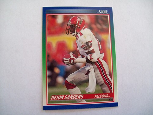 DEION SANDERS ATLANTA FALCONS 1990 SCORE #95 NFL FOOTBALL HOF | eBay