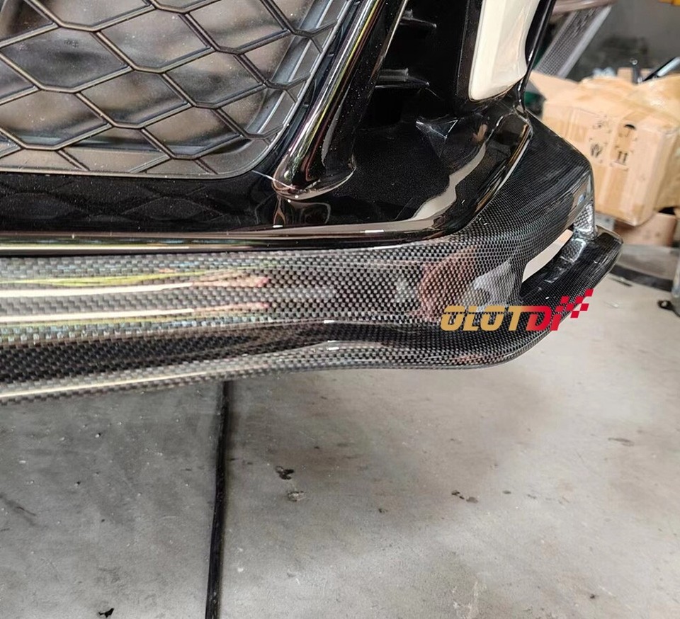 For Honda Civic FL5 11Th Type-R Spoon Carbon Fiber Front Lip Bumper ...