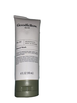 Goodfellow & Co. No.03 BEARD WASH, Moroccan Mint & Cedar 4oz | eBay