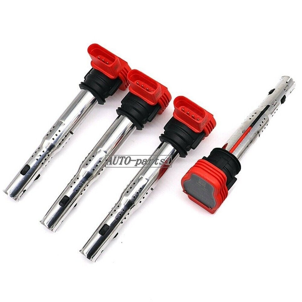 4XOEM GEN-UINE For Audi A4 A5 R8 VW Golf GTI 2.0T RIgnition Coil Pack ...