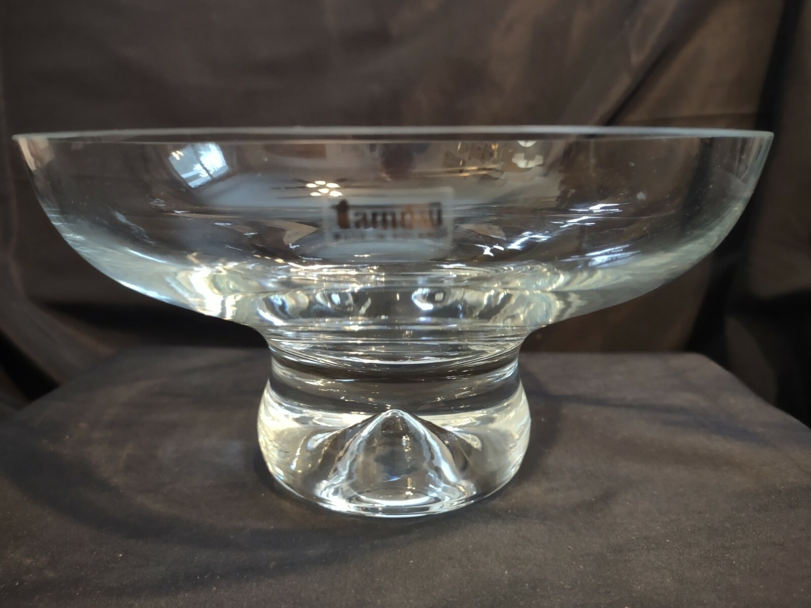 Tarnow Fine Crystal Clear Glass Bowl Made in Poland | eBay