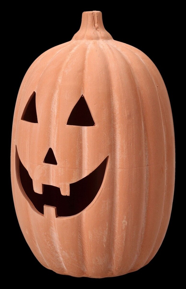 Decorazione Halloween Zucca 23 Cm - Terracotta Karl - Party Candelina ...