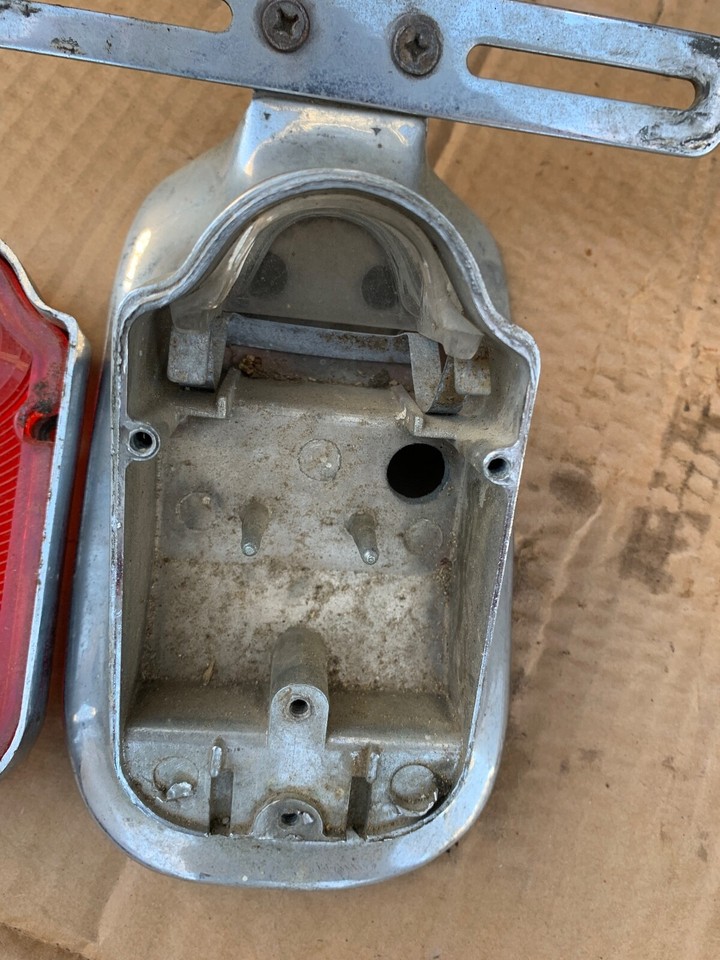 Tombstone Tail Light, Panhead, Knucklehead, Shovelhead, Harley Chopper ...