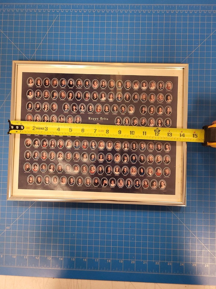 Kappa Delta 1996 1997 Texas Tech University Framed Composite Photo ...