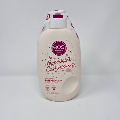 EOS Holiday Christmas Peppermint Cashmere Body Lotion Limited Edition ...