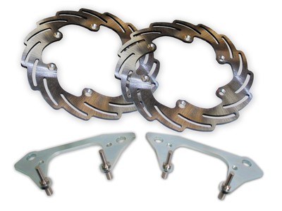 Streamline Oversized Brake Rotor Kit for 2017-2019 Can-Am Maverick X3 X ...